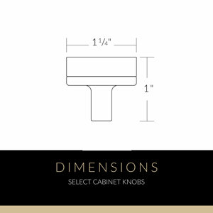 Emtek Select Cabinet Knob 1-1/4", Conical Stem & Smooth Knob | Wayfair