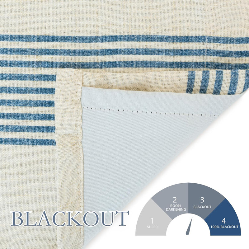 Gracie Oaks Velmer Linen Curtain & Reviews | Wayfair