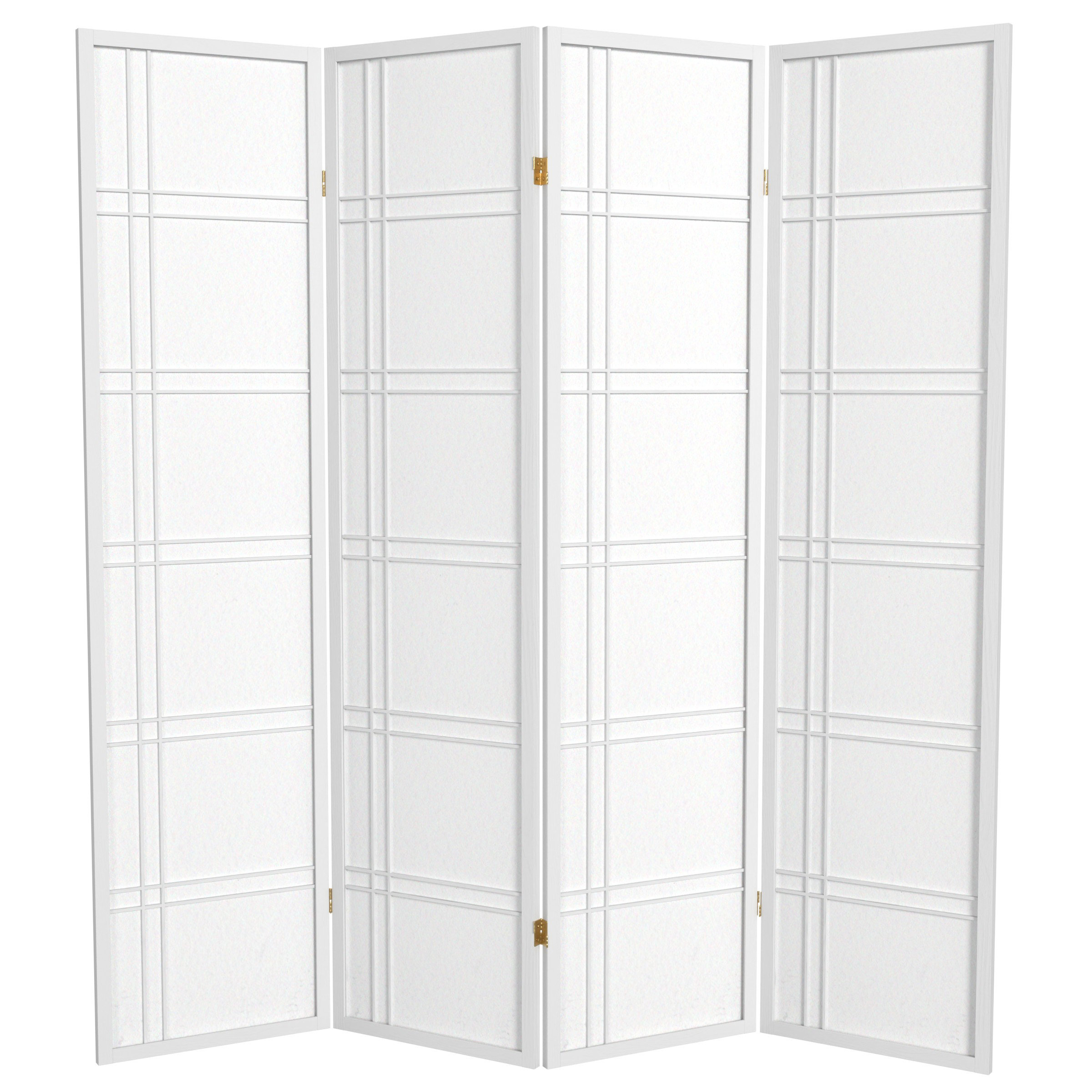 Winston Porter Keitez 6 ft. Tall Folding Rice Paper Room Divider ...