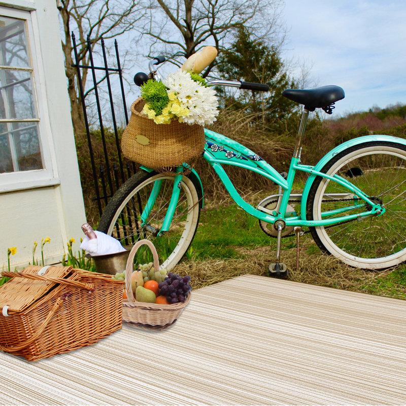 Gracie Oaks Outdoor Rug Recycled Plastic Waterproof Patio - Amariea ...