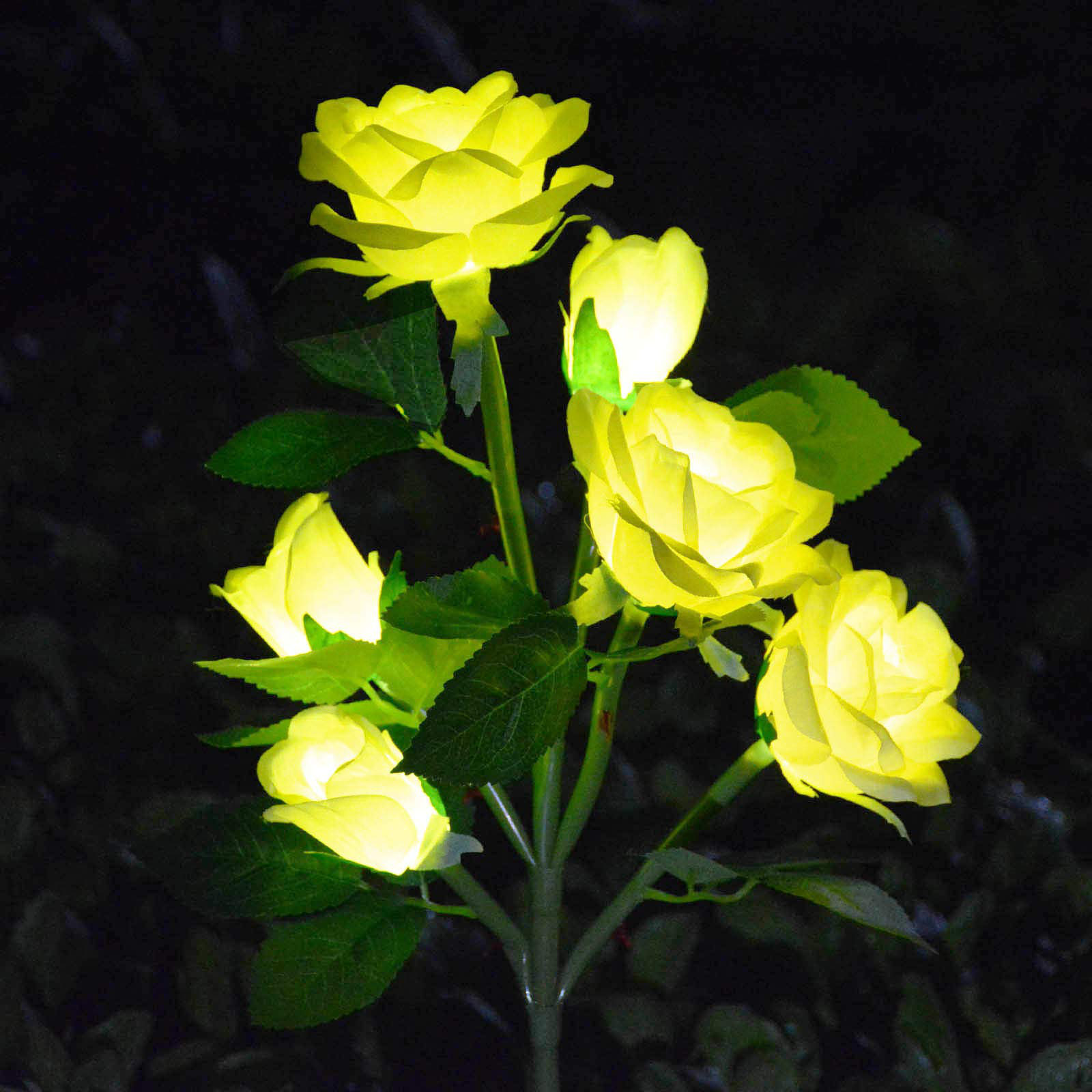 ALHAMBRA Solar Powered Artificial Rose Flower Lights | Wayfair
