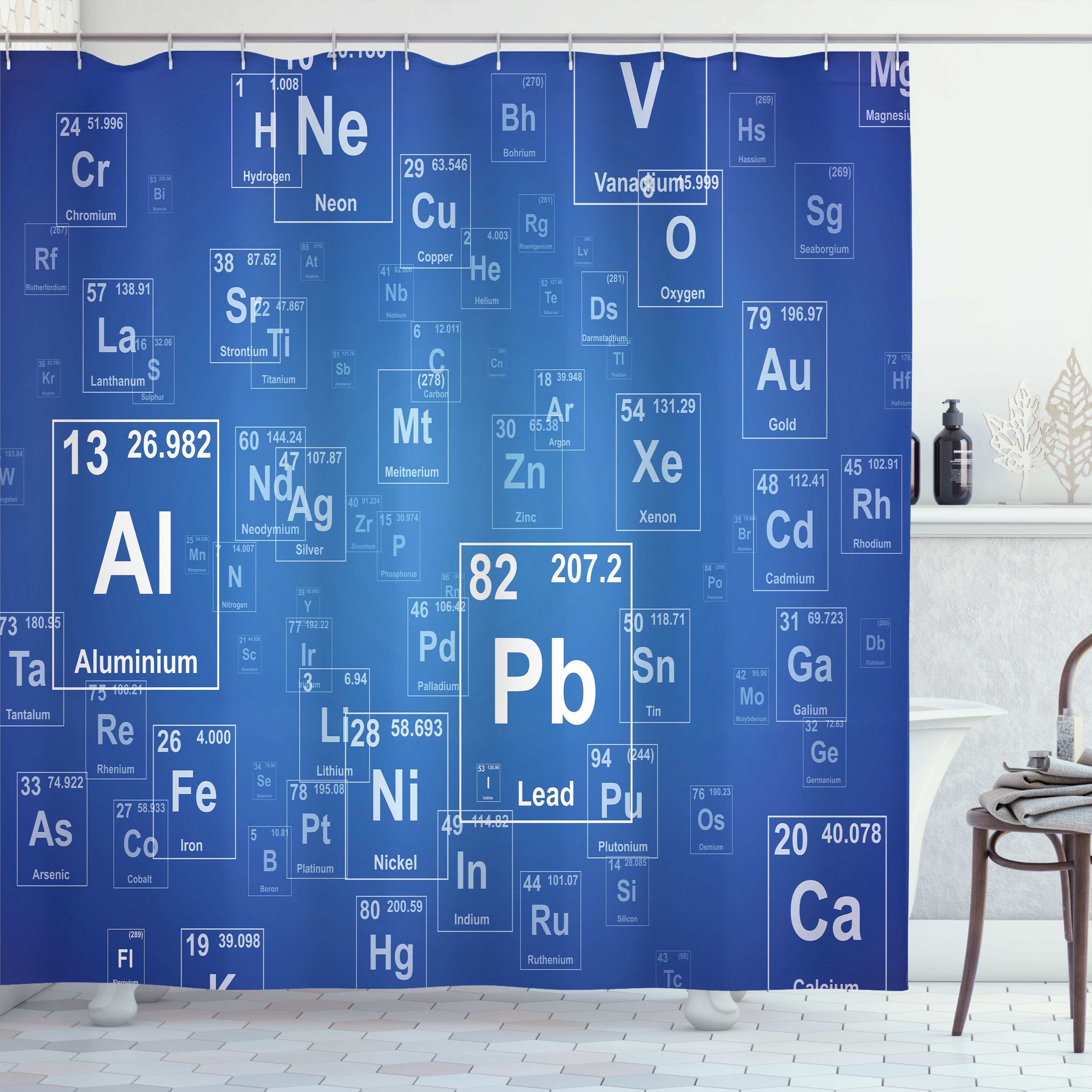 East Urban Home Science Shower Curtain Tv Show Theme Chemistry | Wayfair