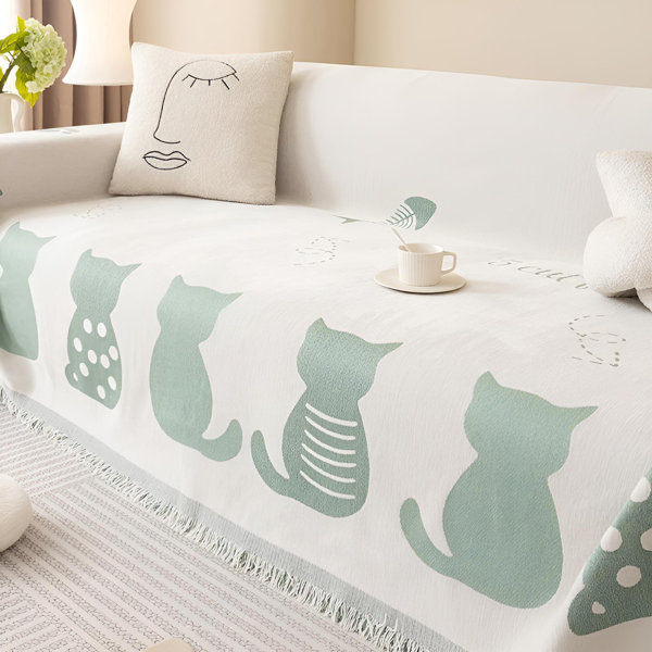 Lark Manor™ Full Coverage Sofa Cover Cloth, All Seasons Universal Sofa ...