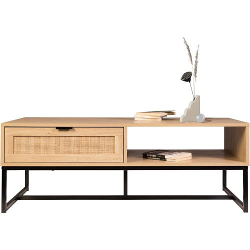 George Oliver Cove Coastal Modern TV Stand with Storage Cubby and ...