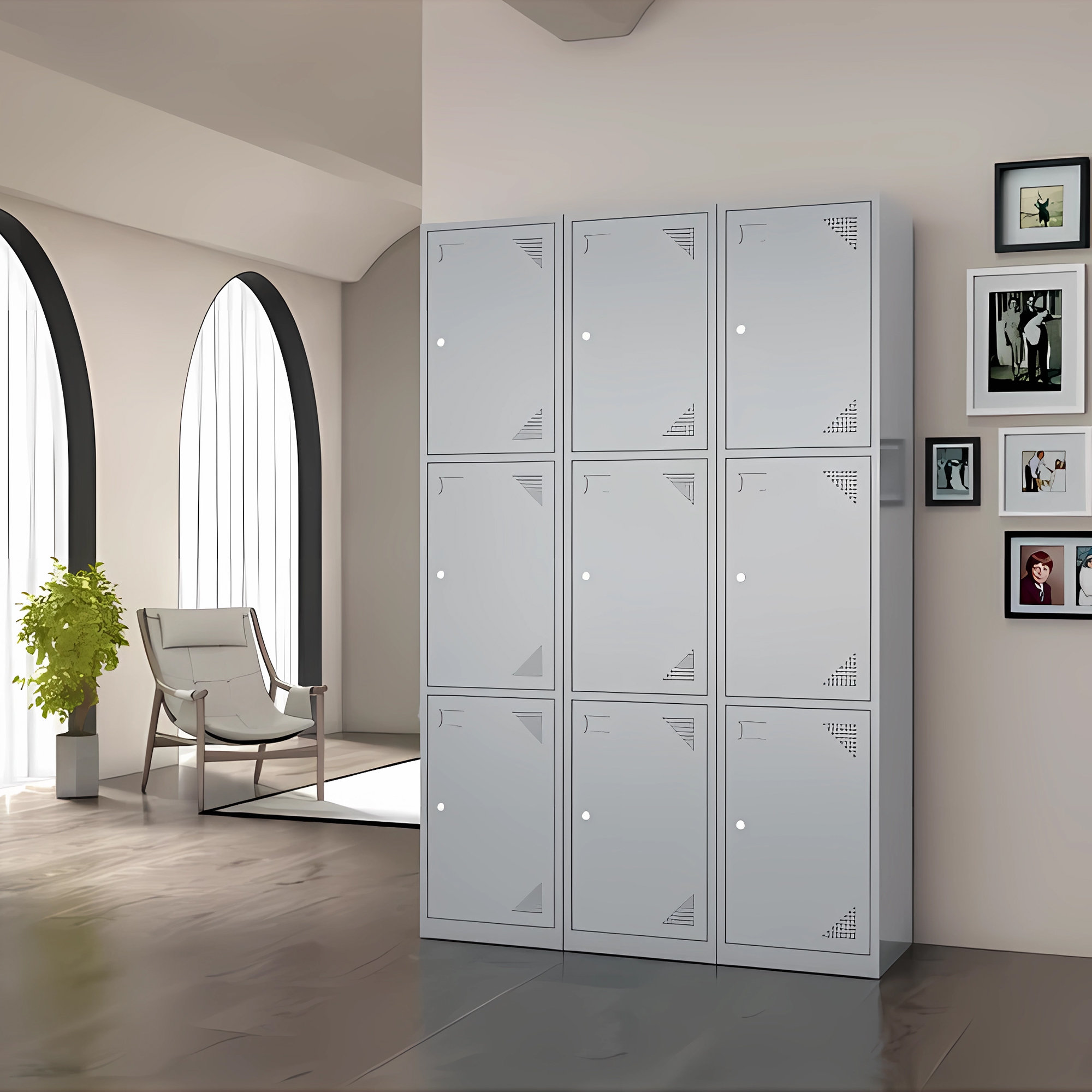 Steelcube 3-Tier 15'' W Steel Lockers & Reviews - Wayfair Canada