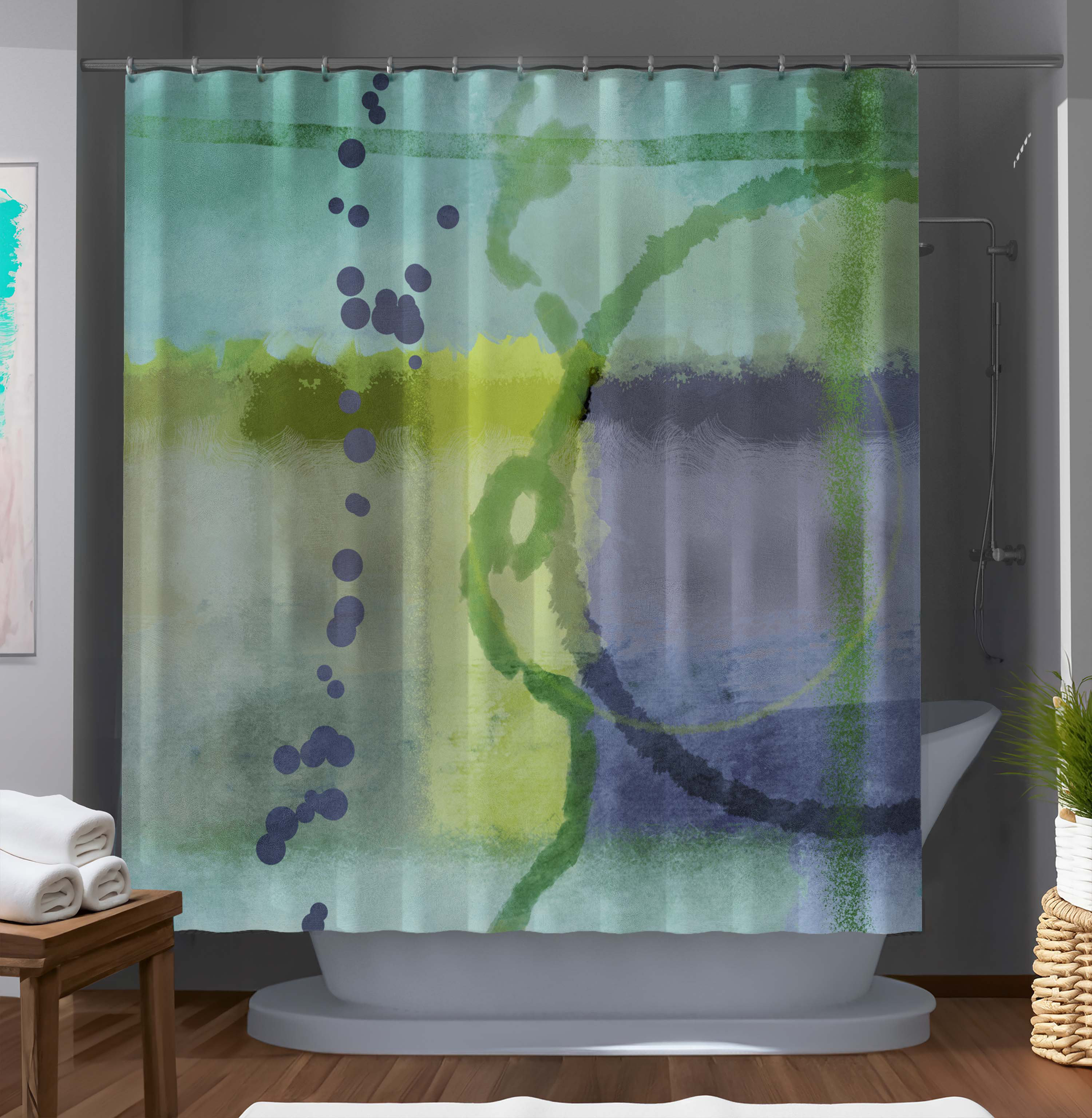 East Urban Home Katsuyoshi Shower Curtain | Wayfair