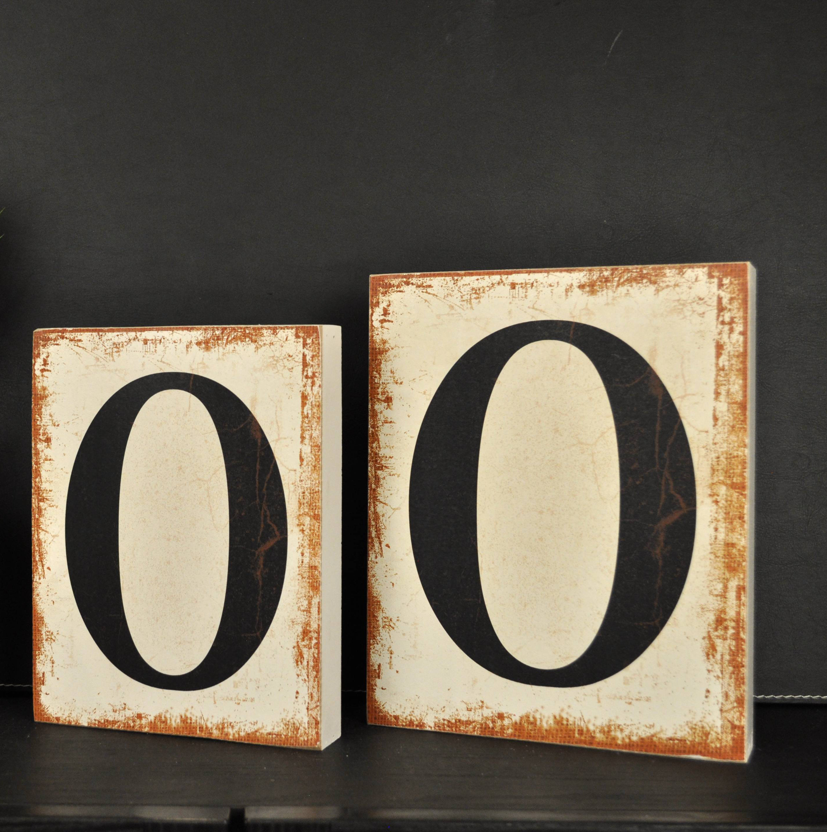 Gracie Oaks 2 Piece D Block Sign Wall Décor Set - Wayfair Canada