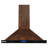 AKDY 30-Inch Convertible Wall Mount Range Hood with Embossed Copper ...