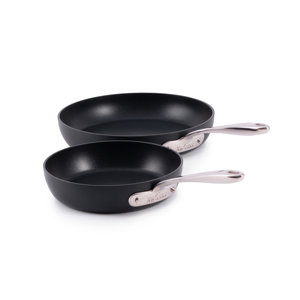 All-Clad HA1 Expert Cookware, Nonstick 2 Piece Fry Set, 8 & 10 Inch ...