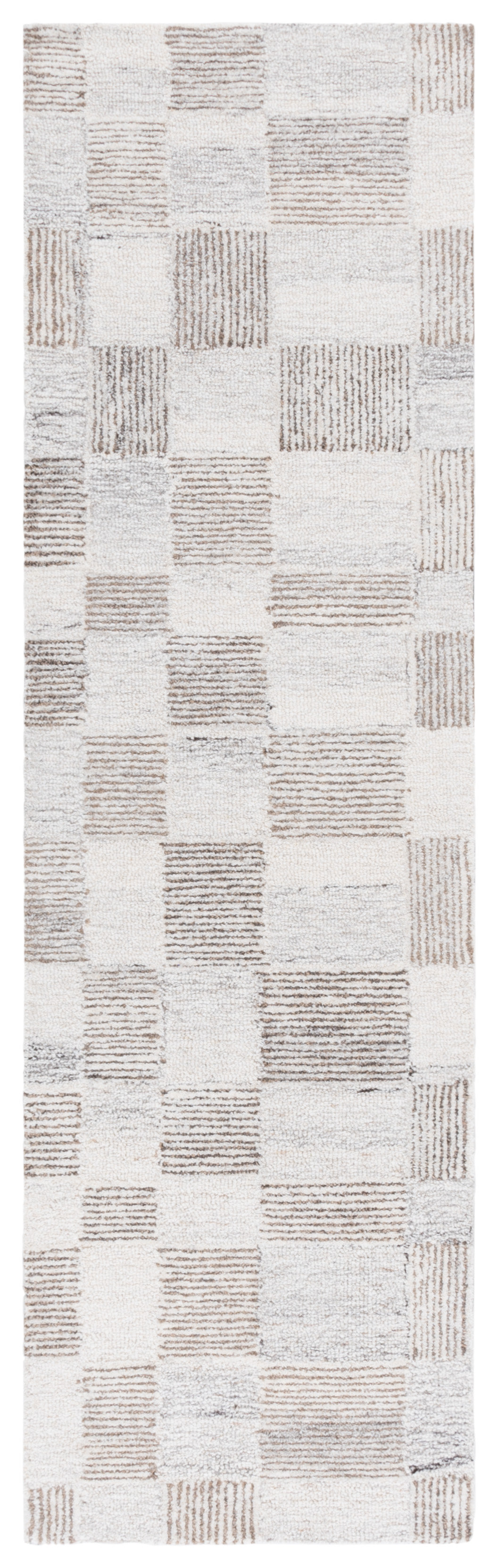 Latitude Run® Pine 202 Hand Tufted Wool Pile Geometric Indoor Use Only ...