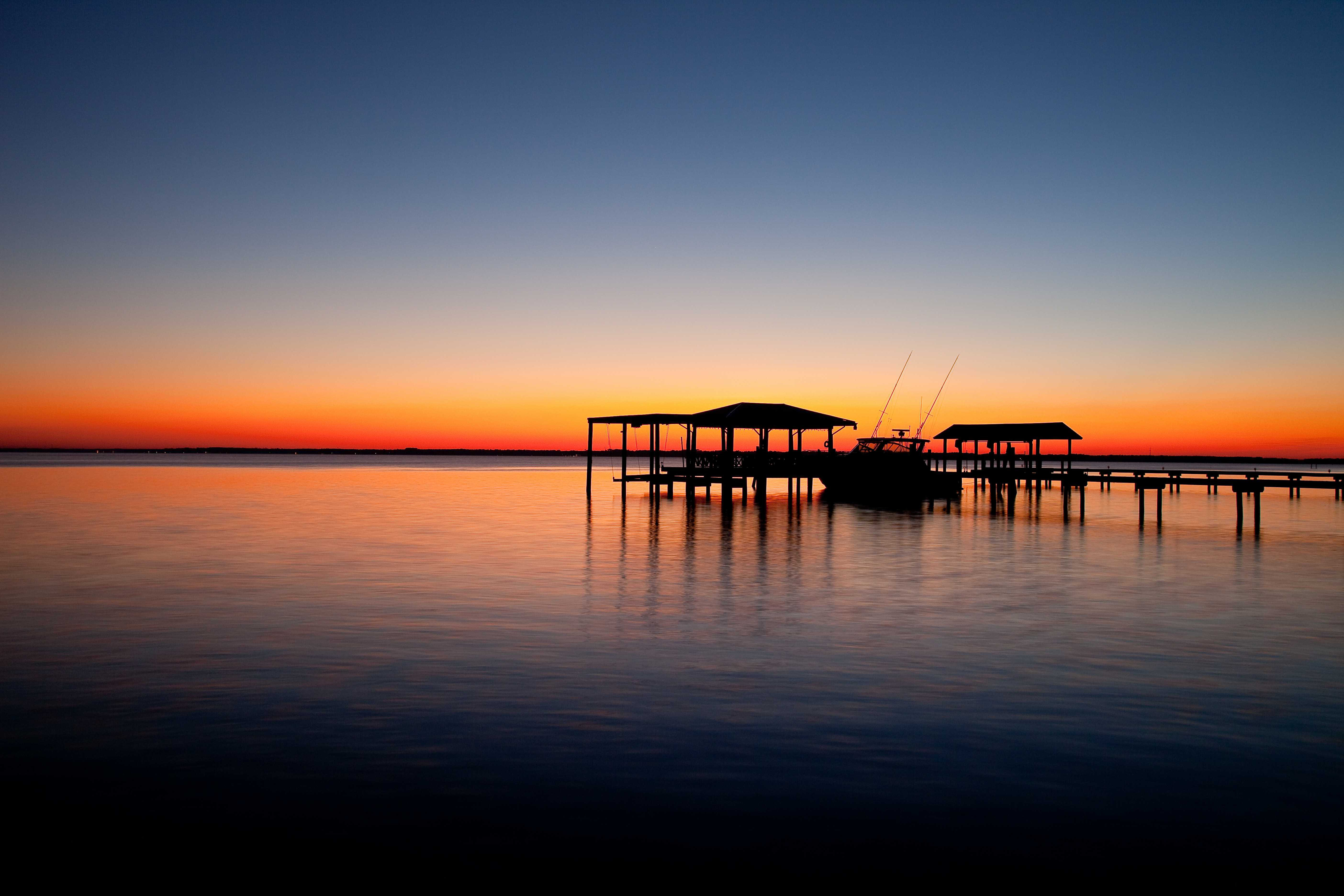 Highland Dunes St. Johns River Sunset by - Wrapped Canvas Photograph ...
