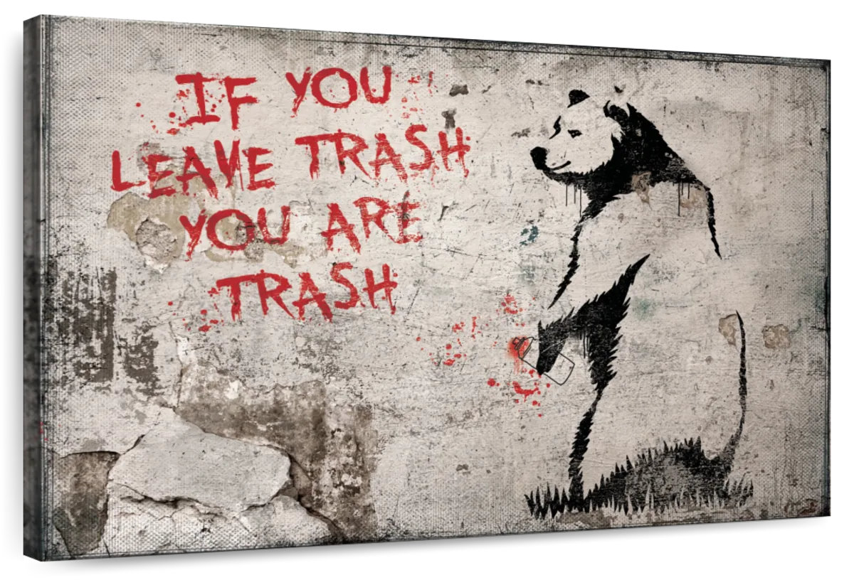 Trinx If You Leave Trash You Are Trash | Wayfair