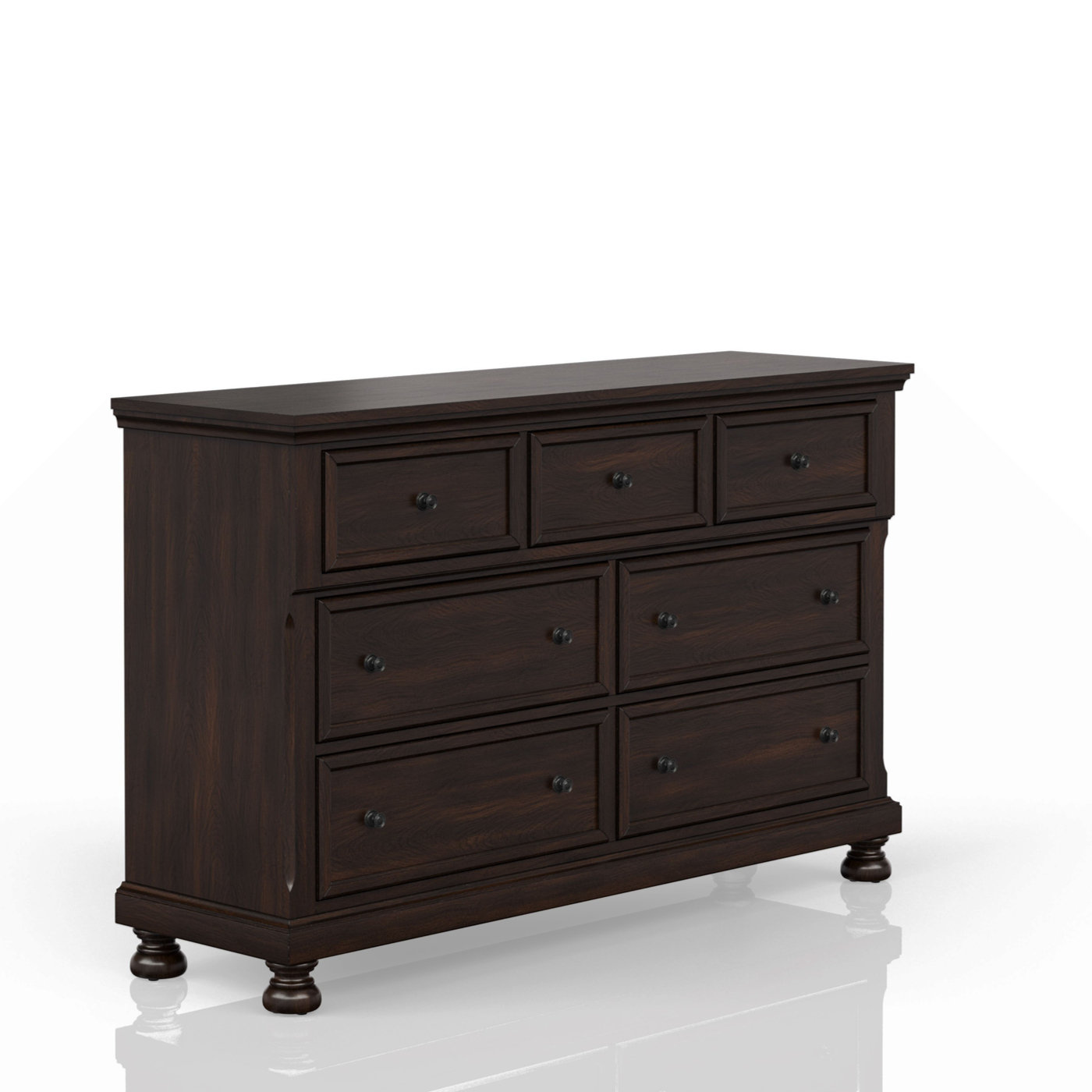 Kelly Clarkson Home 7 Drawer Double Dresser Bedroom Dresser Chest Of ...