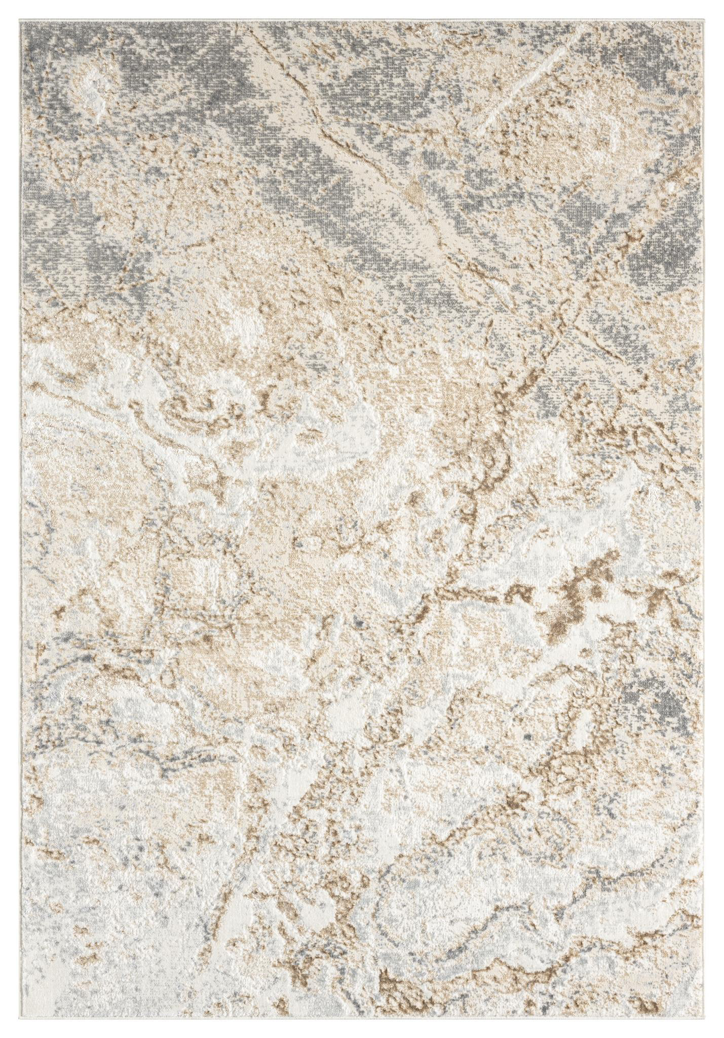 17 Stories Nason Collection Abstract Beige/Grey Area Rug, | Wayfair