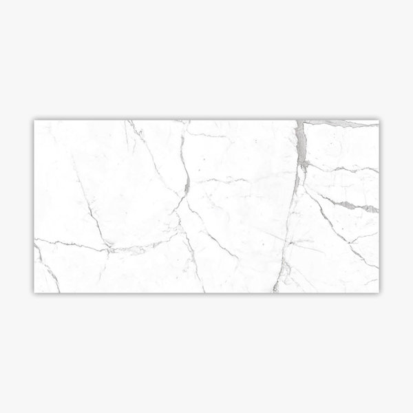 Direct Stone Source Calacatta Pearl Textured 24" x 48" Porcelain Marble ...