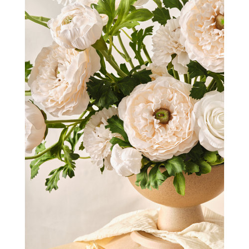 Primrue 15" Artificial Ranunculus Flowers Stems | Wayfair