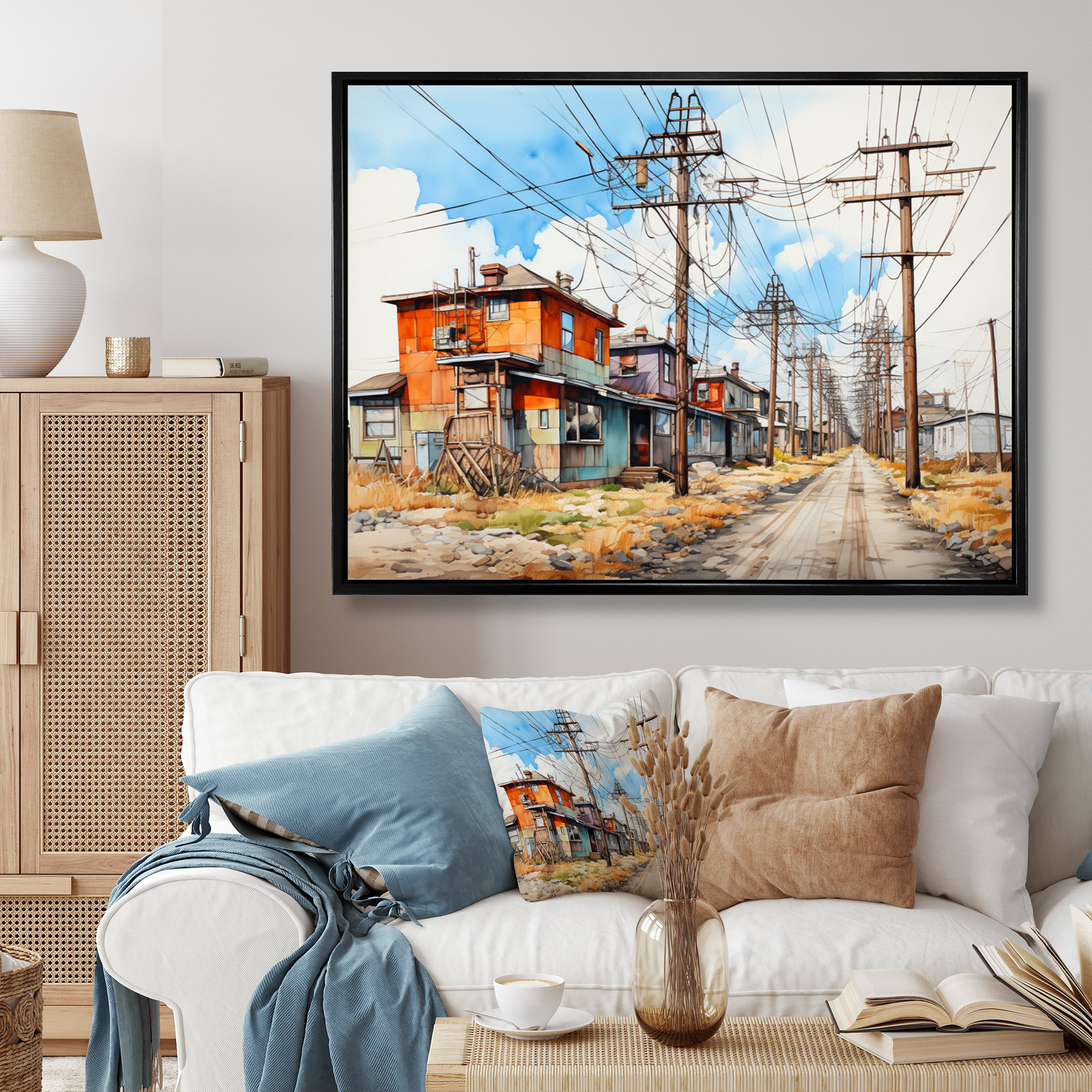 Red Barrel Studio® Power Lines Power Harmony II - Print on Canvas | Wayfair