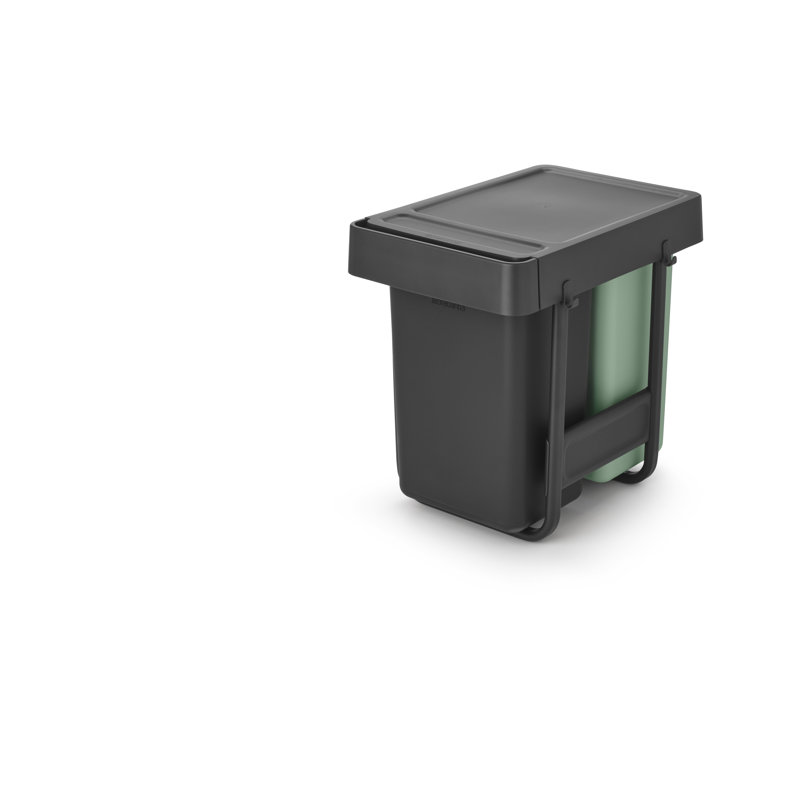 Brabantia Sort & Go Pull Out In-Cabinet Plastic Dual Compartment ...