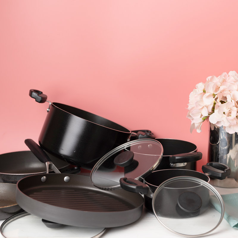 Rebrilliant Metal Rectangle Countertop / Cabinet Pot Rack & Reviews ...