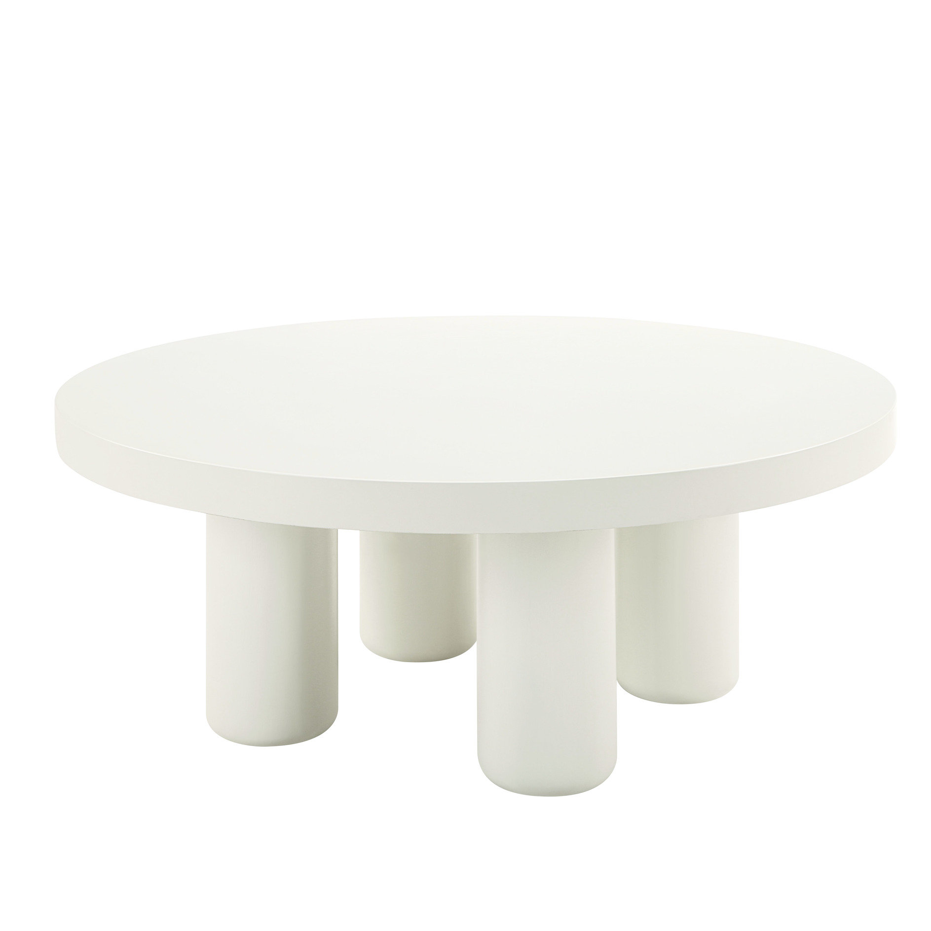 Ivy Bronx Stylish White Coffee Desk - For A Modern Lifestyle Elegant ...