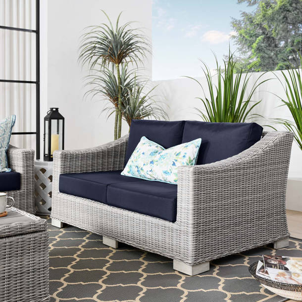 Kelly Clarkson Home Aura 3 Piece Outdoor Patio Wicker Rattan Set | Wayfair