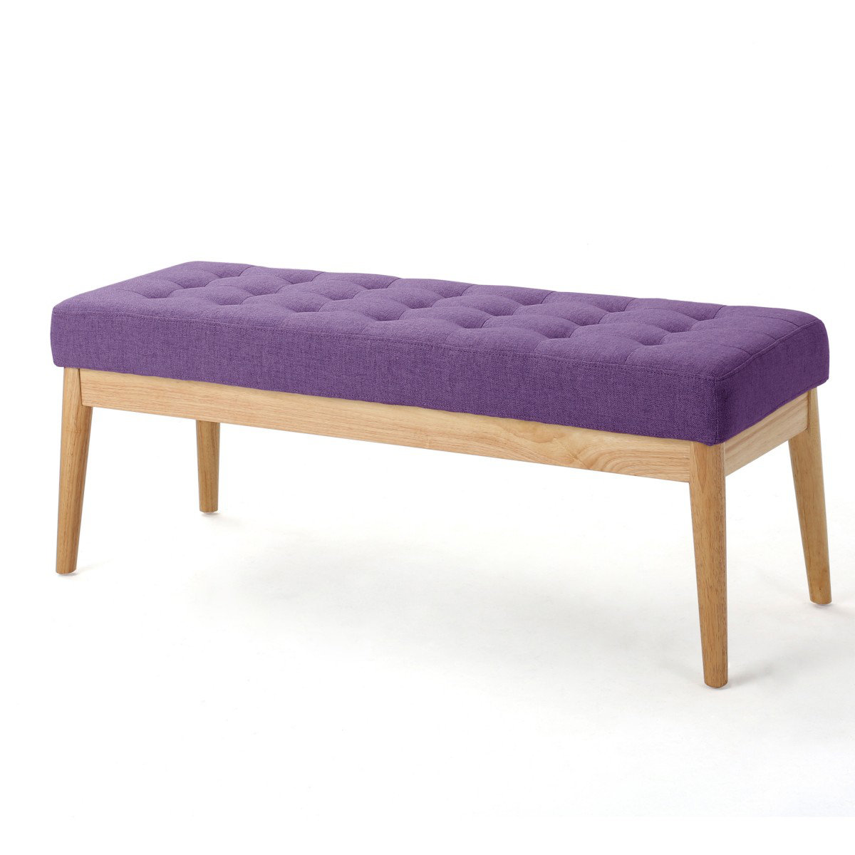 Corrigan Studio® Pueple Solid wood + Polyester Bench | Wayfair