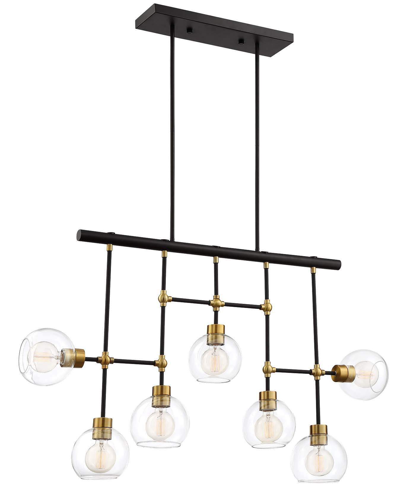 Corrigan Studio® Marisha 7 - Light Kitchen Island Globe Pendant | Wayfair