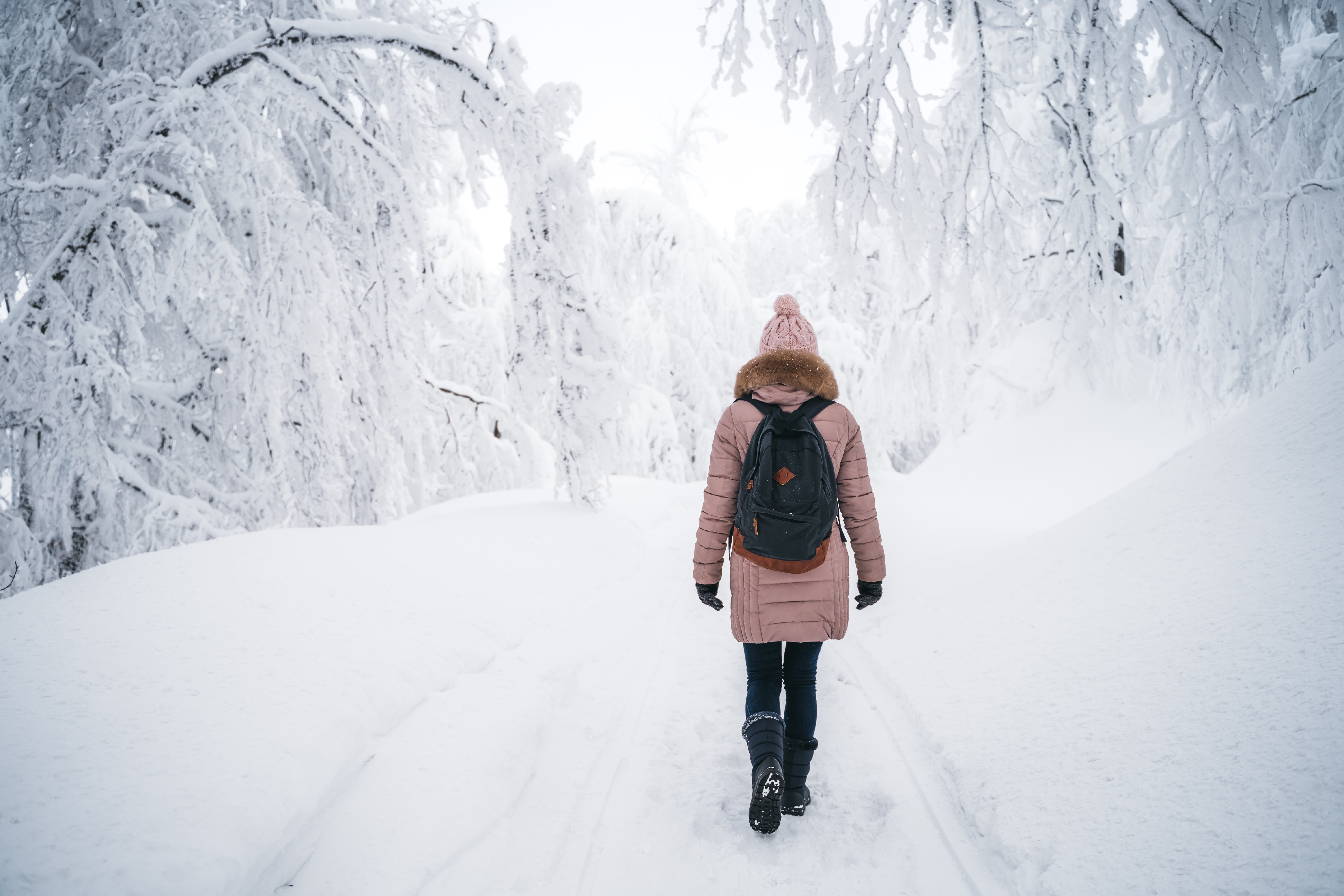Ebern Designs Young Woman Exploring Balkan Mountains by Urbazon | Wayfair