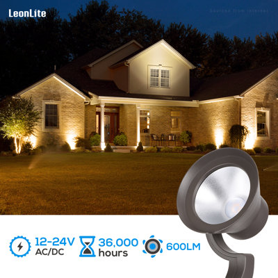 LEDVANS Low Voltage Integrated LED Metal Landscape Spotlights Color ...