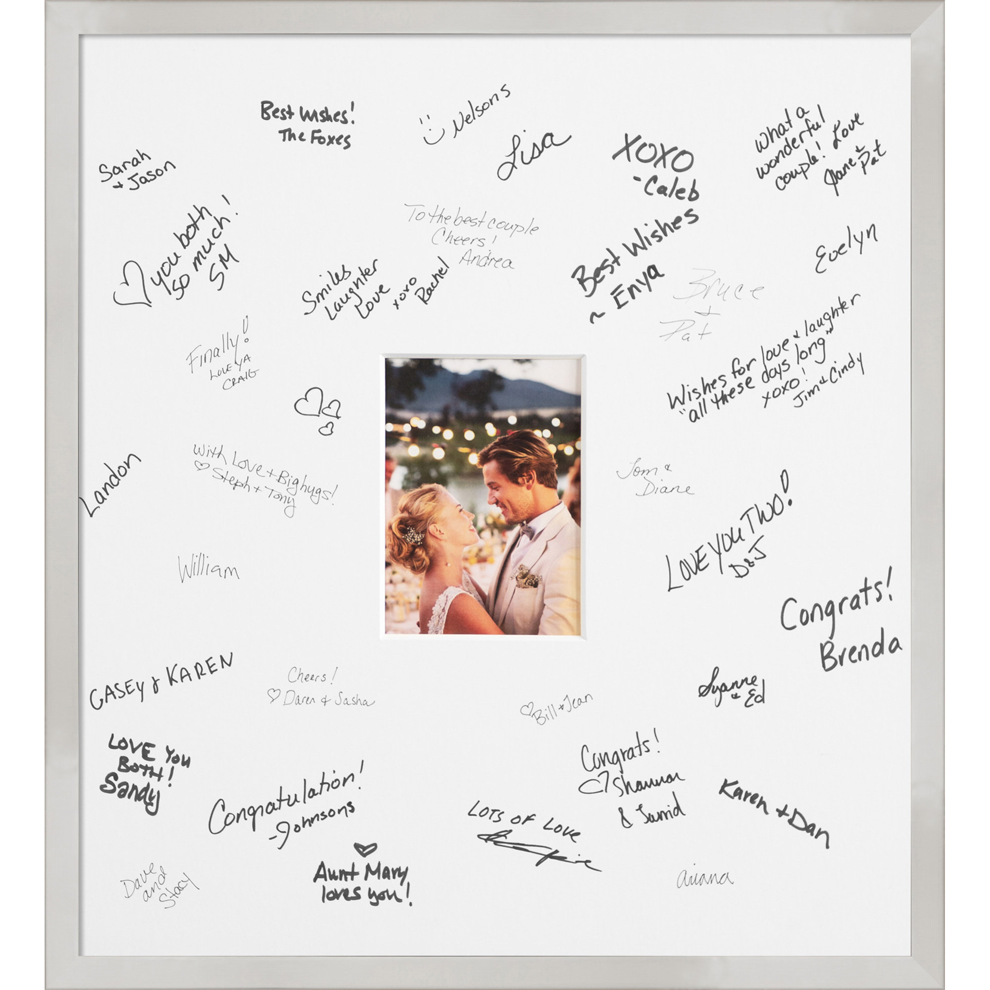 Hokku Designs Svelte Signature Mat Picture Frame, Photo Frame Wedding ...