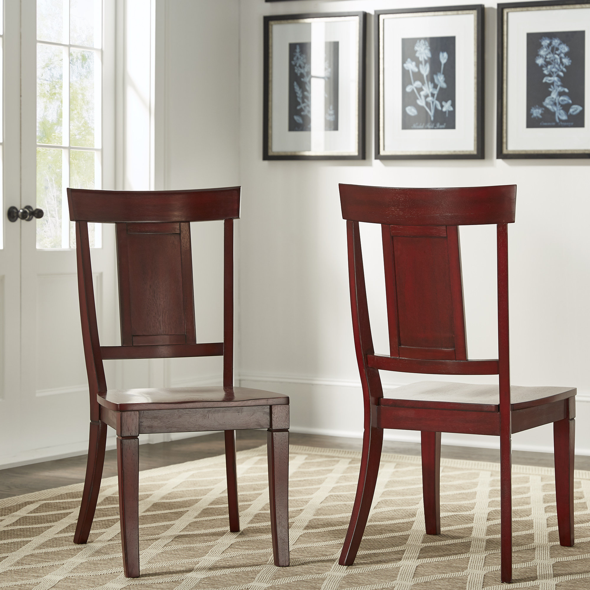 Three Posts™ Fortville Solid Wood Side Chair & Reviews | Wayfair
