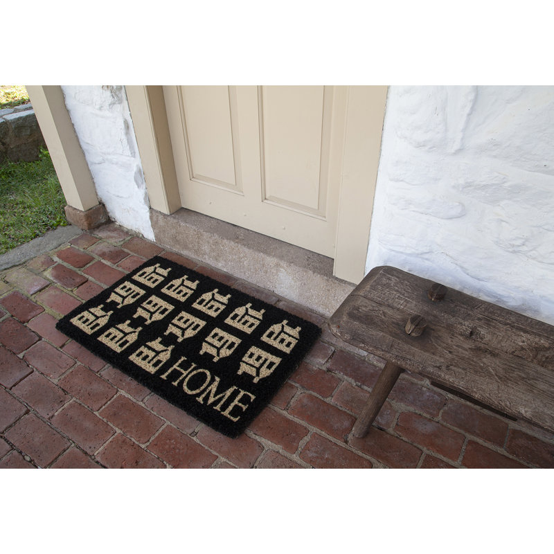 Entryways Williamsburg Home Again 35" x 22" Outdoor Door Mat | Wayfair