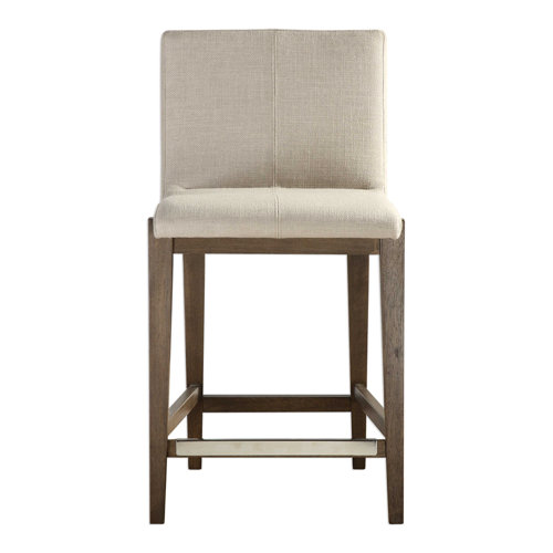 Uttermost Klemens Linen 26" Bar Stool & Reviews | Perigold