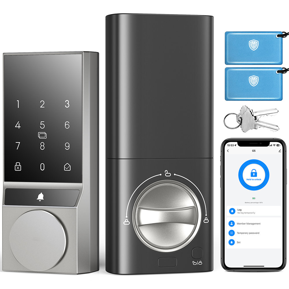 Cobizi Smart Lock fingerprint with Smartkey Security | Wayfair