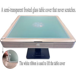 USA MJ Table Light Brown Automatic Mahjong Table. Pedestal Folding ...