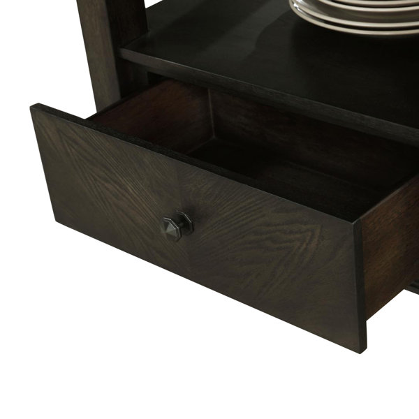 Red Barrel Studio® Kellea Round Dining Table with Removable Lazy Susan ...