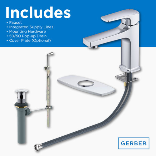 Gerber Tribune Single Handle Bathroom Faucet & Reviews | Wayfair