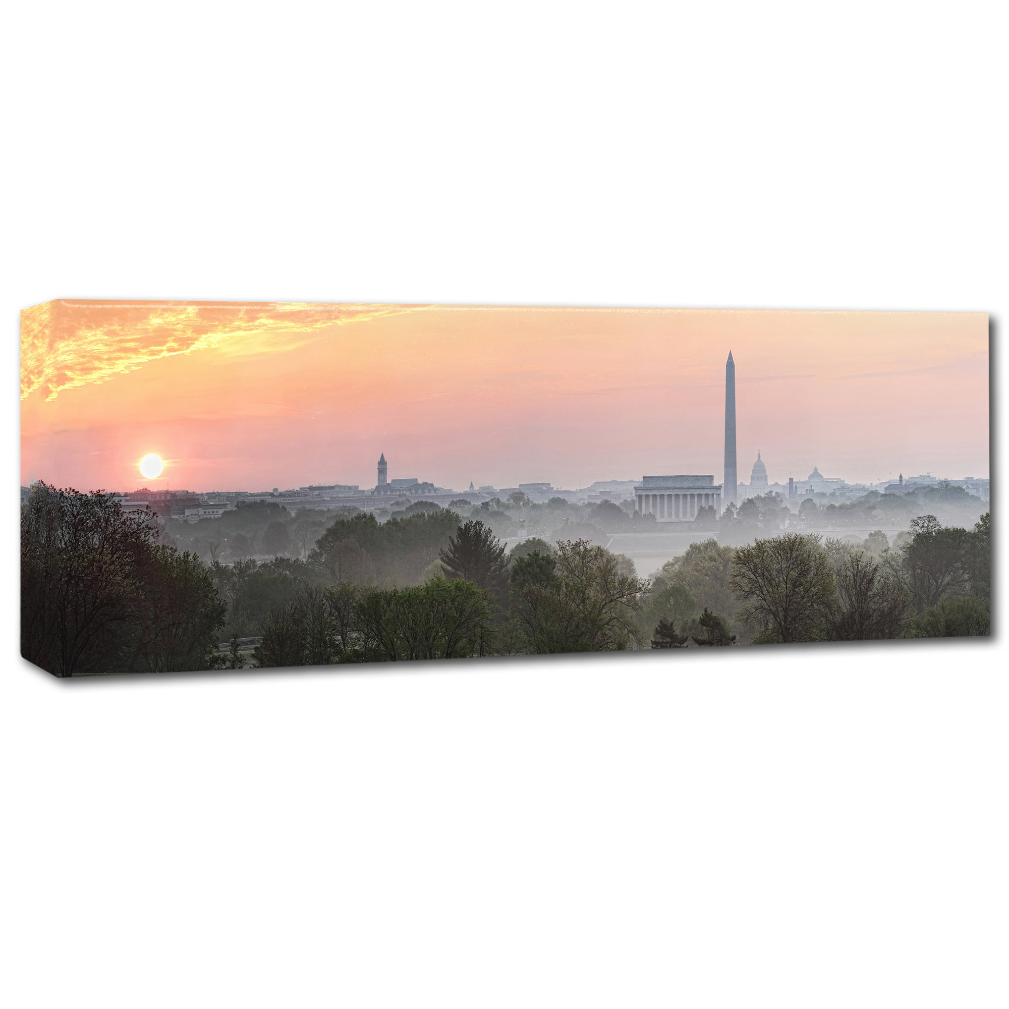 Ebern Designs Jeniece Morning Fog Over Potomac by Gregory O'Hanlon ...