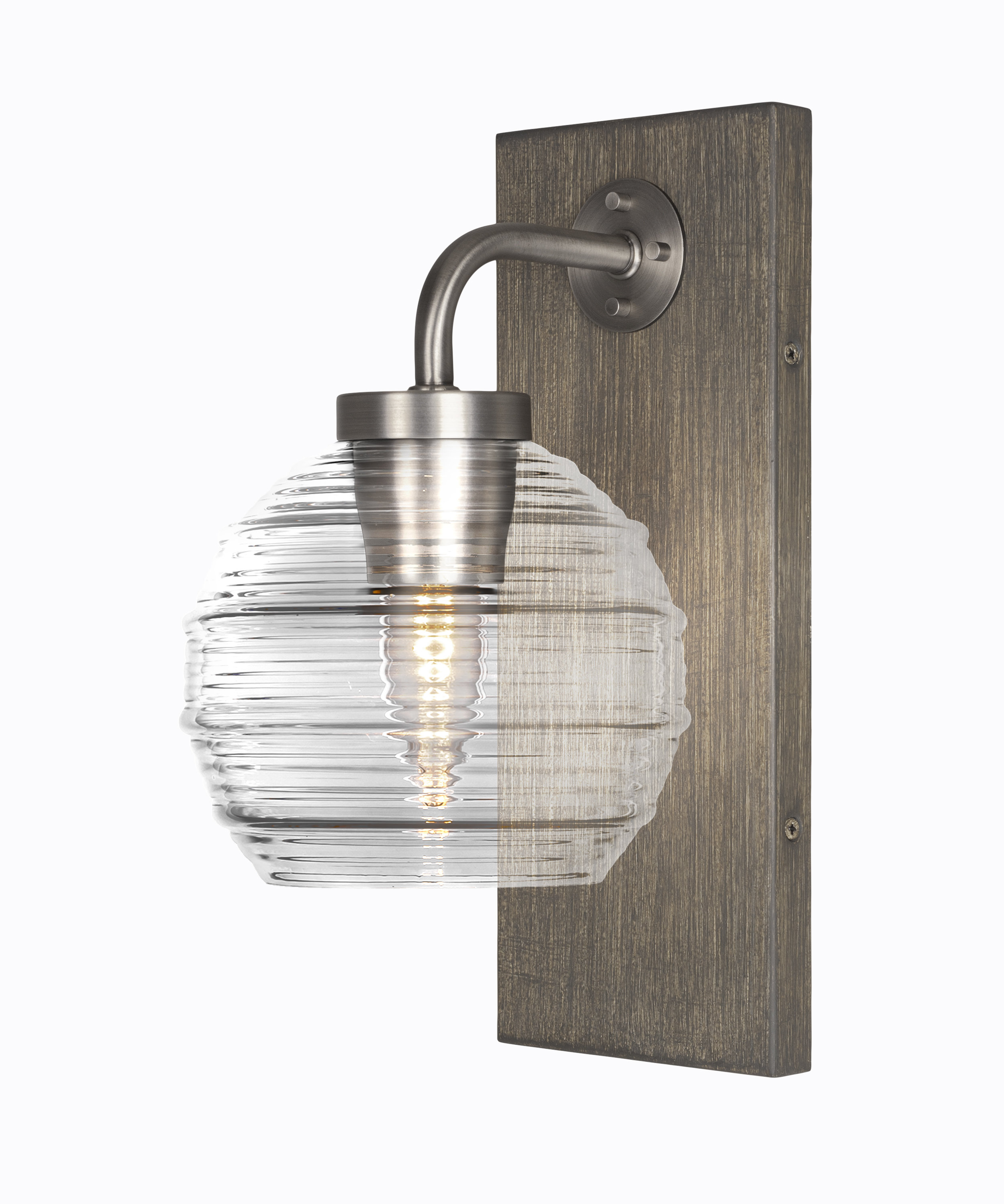 Breakwater Bay Oxbridge Wall Sconce Shown In Graphite & Painted ...