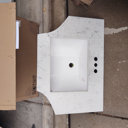 Magickwoods 31'' Marble Single Bathroom Vanity Top with Sink | Wayfair