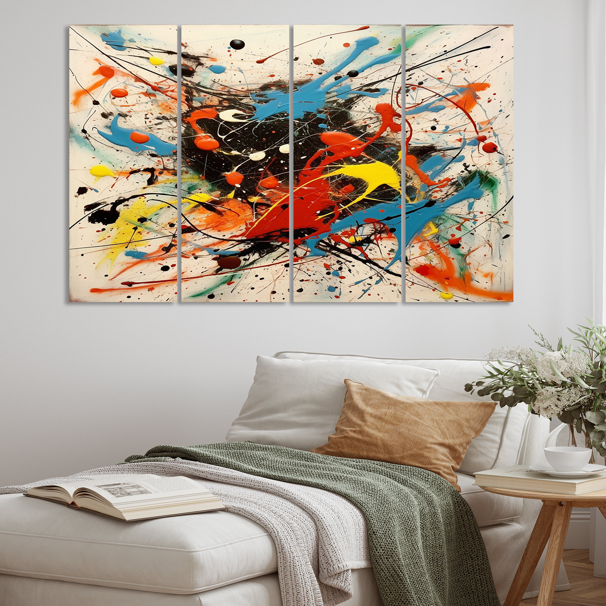 Wrought Studio All That Jazz Colourful Joy II - Abstract Collages ...
