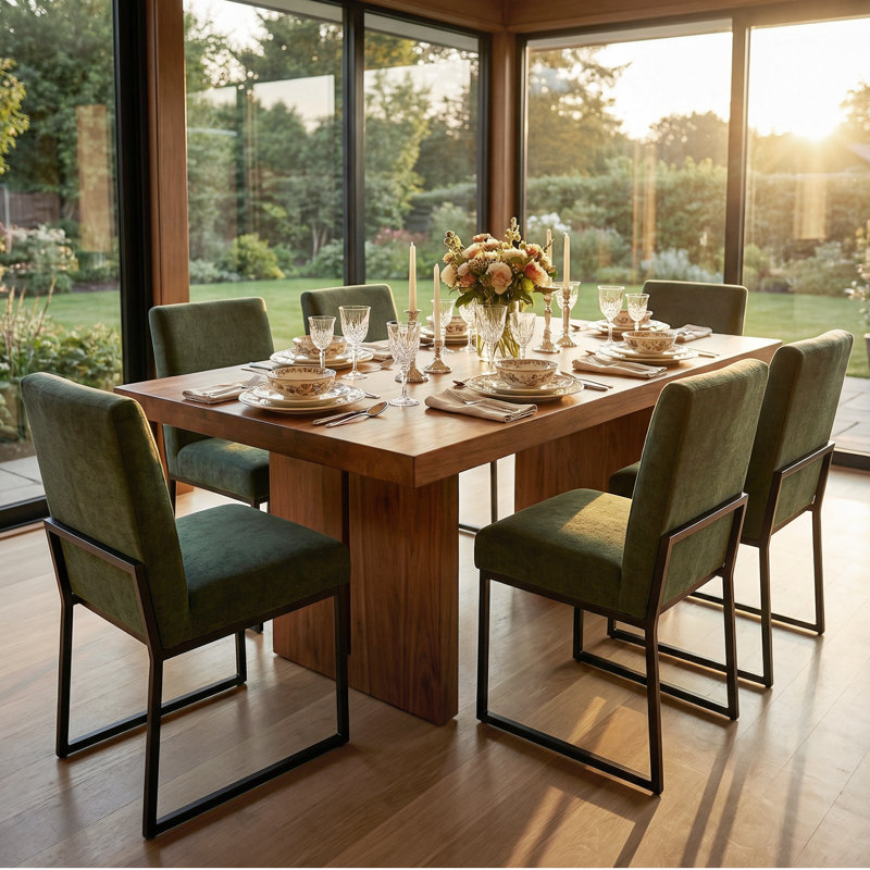 Hokku Designs 19.9" H Chenille Upholstered Side Chair (Set Of 4 ...