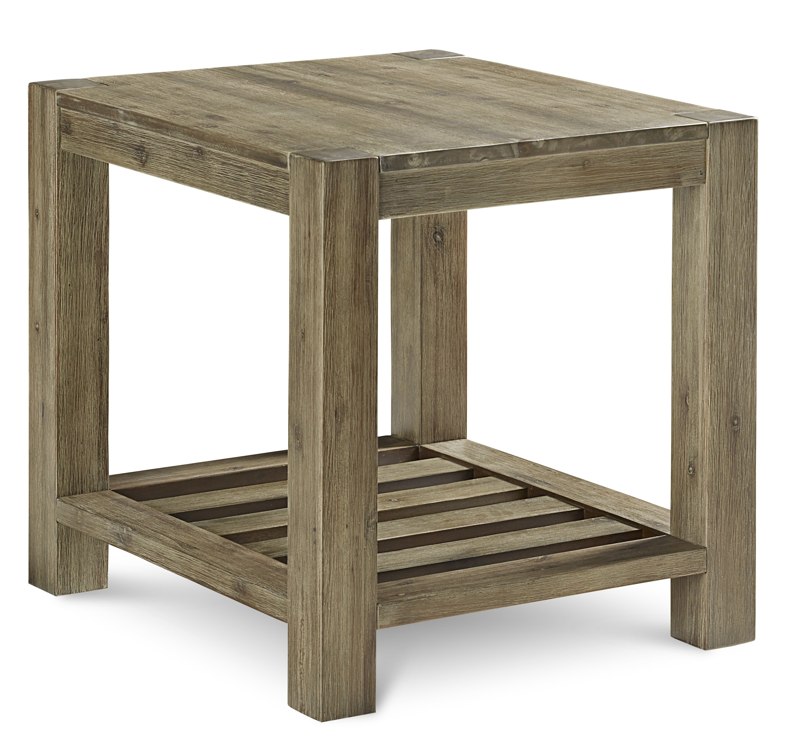 Loon Peak® Ermenek 25'' tall Solid Wood End Table | Wayfair