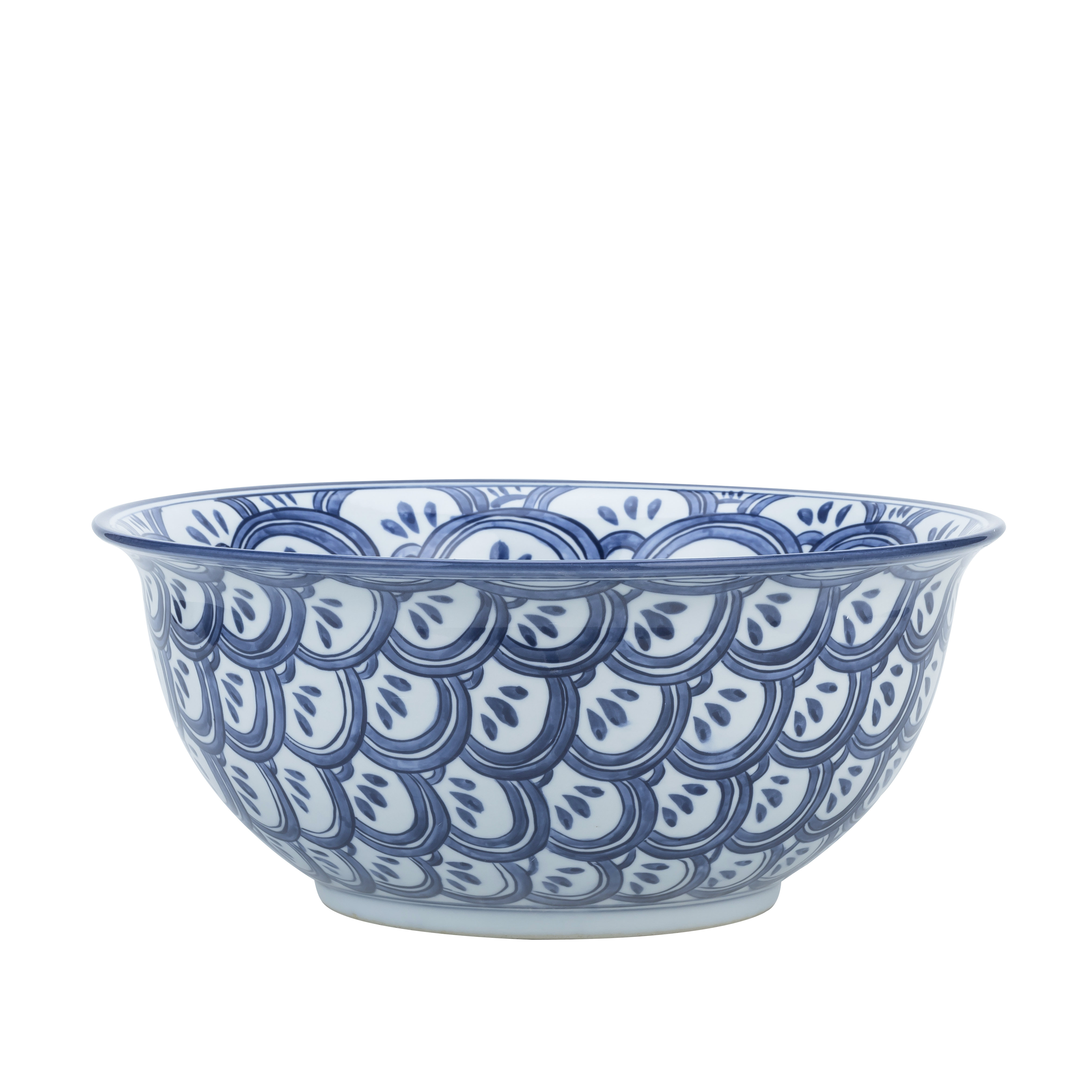 Legend of Asia Porcelain Traditional Decorative Bowl in Blue/White ...