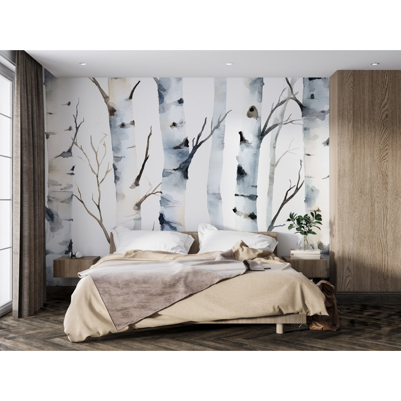 neutral tree wallpaper