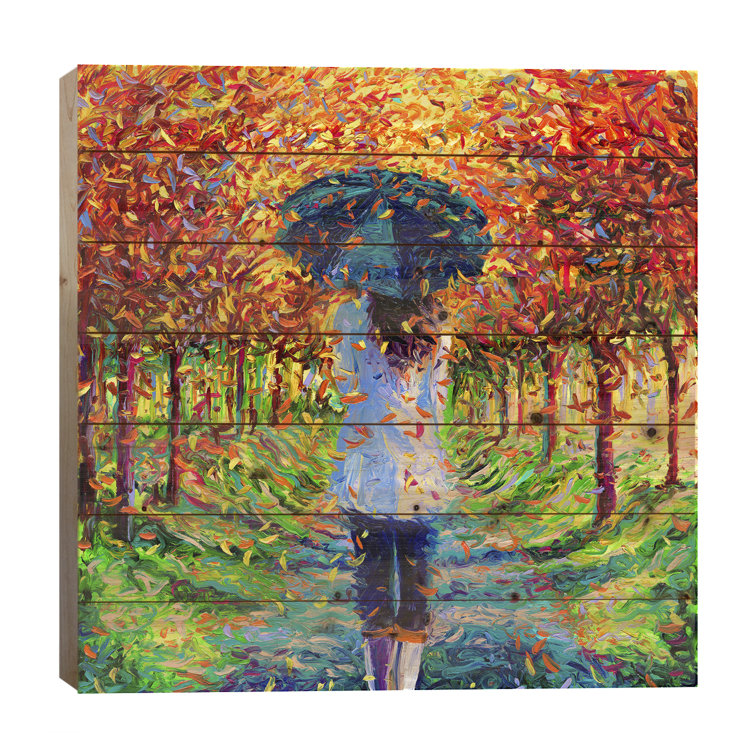 Red Barrel Studio® Colleen On Wood by Iris Scott Print | Wayfair