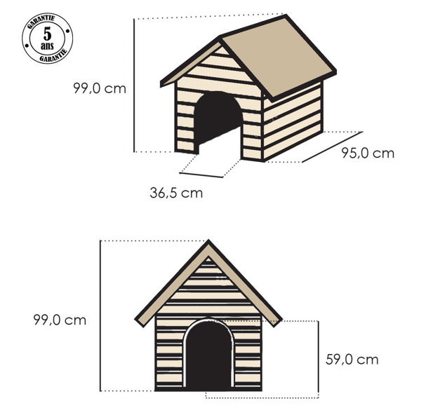 Keter Dog House | Wayfair.co.uk