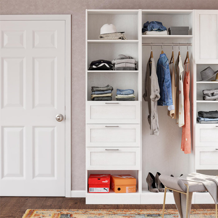 Wade Logan® Aodren 23.31" W Closet System & Reviews | Wayfair