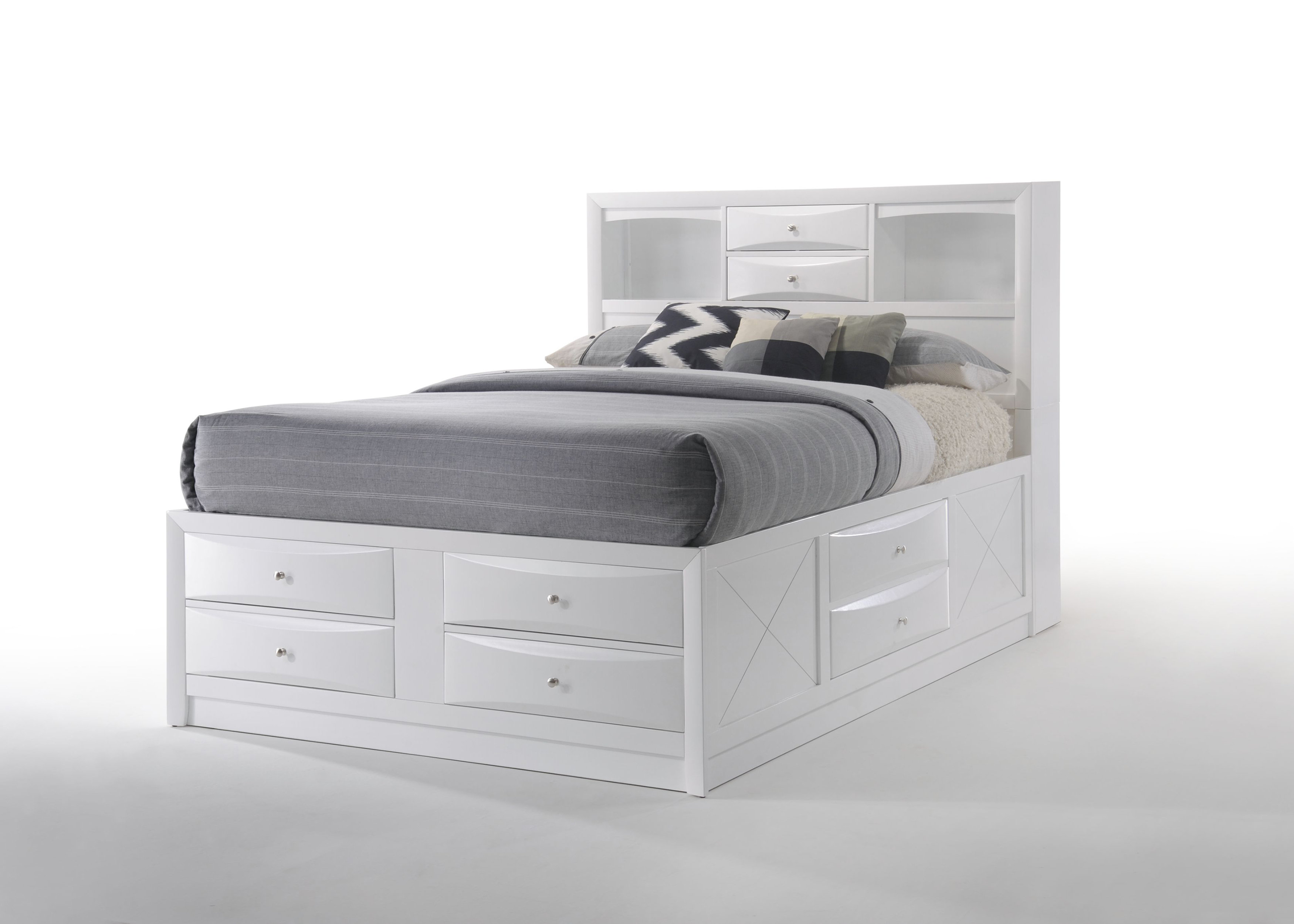 Lark Manor Crowson Bookcase Storage Bed & Reviews | Wayfair