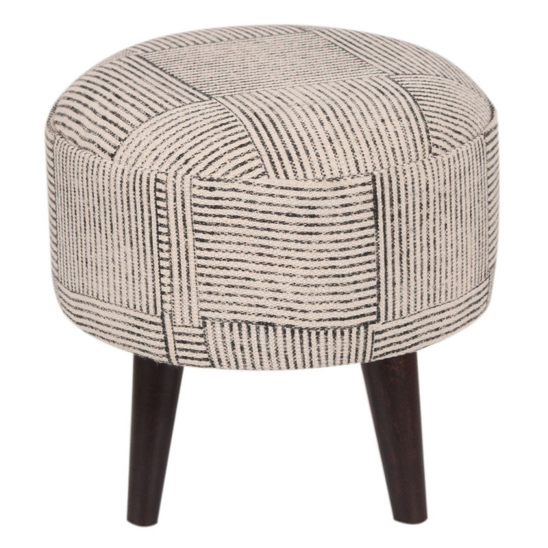Corrigan Studio® Handmade Kilim Upholstered Round Stool | Wayfair